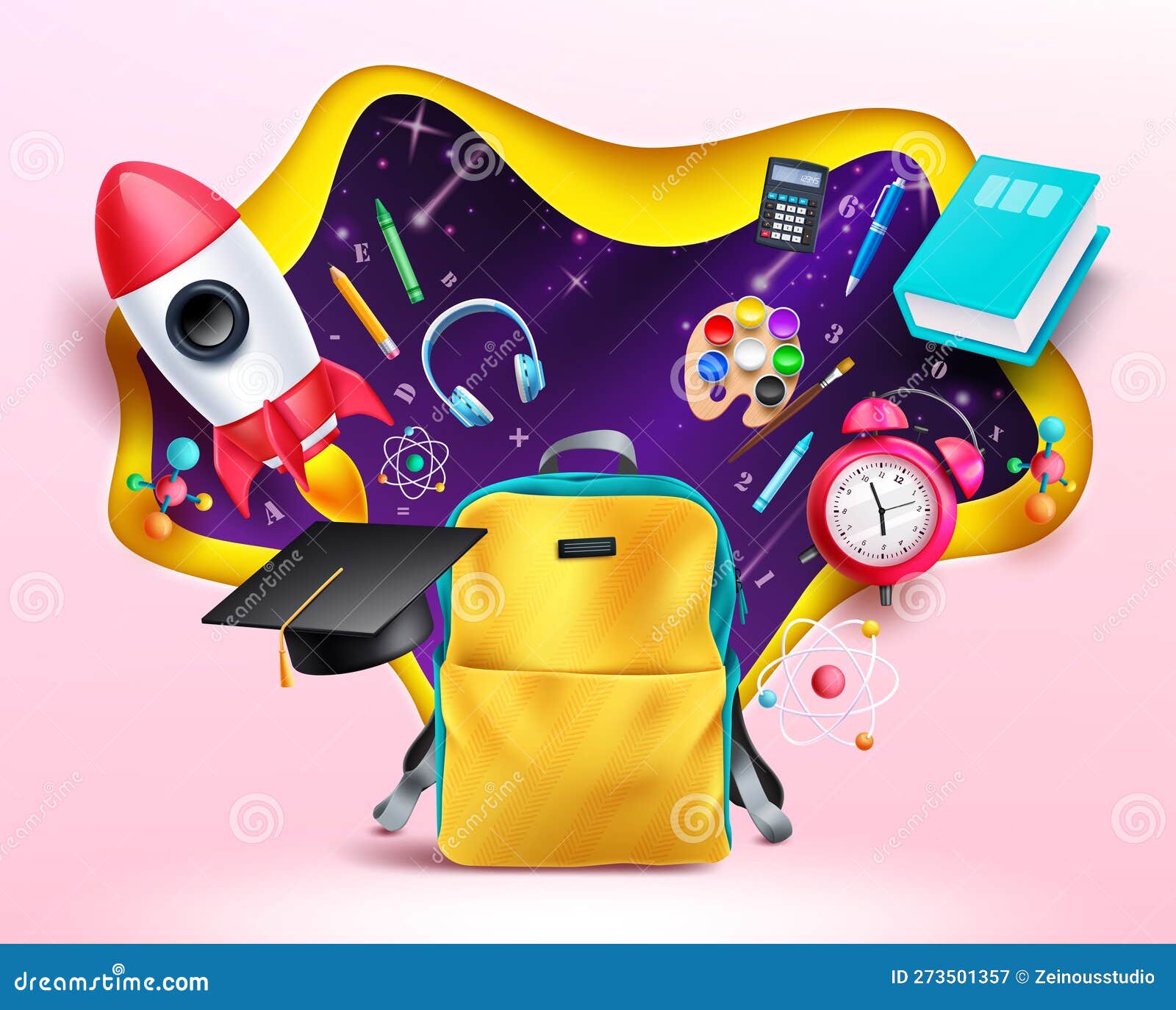 Educational Vector Concept Design. Back To School Education Design ...