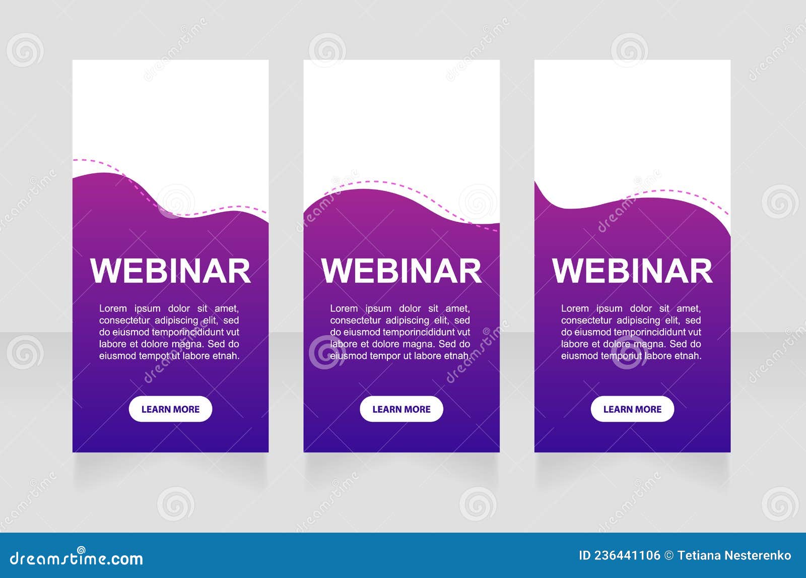 Educational Webinar Web Banner Design Template Stock Vector ...