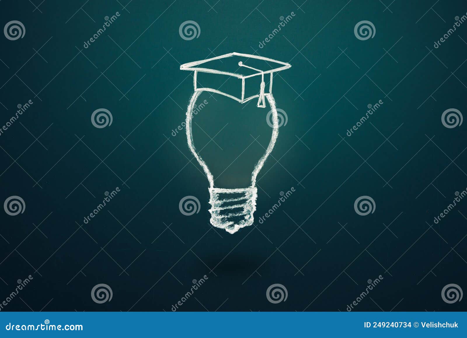 Learning Idea With Launching Light Bub On Clean Background, Back To ...