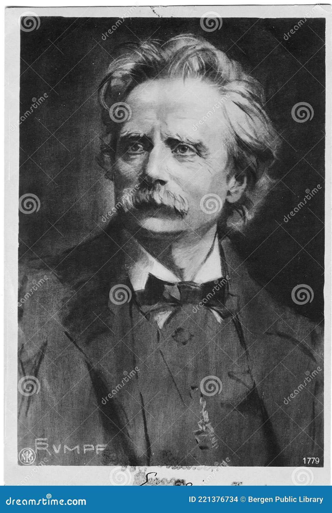Edvard Grieg Portrait Picture. Image: 221376734