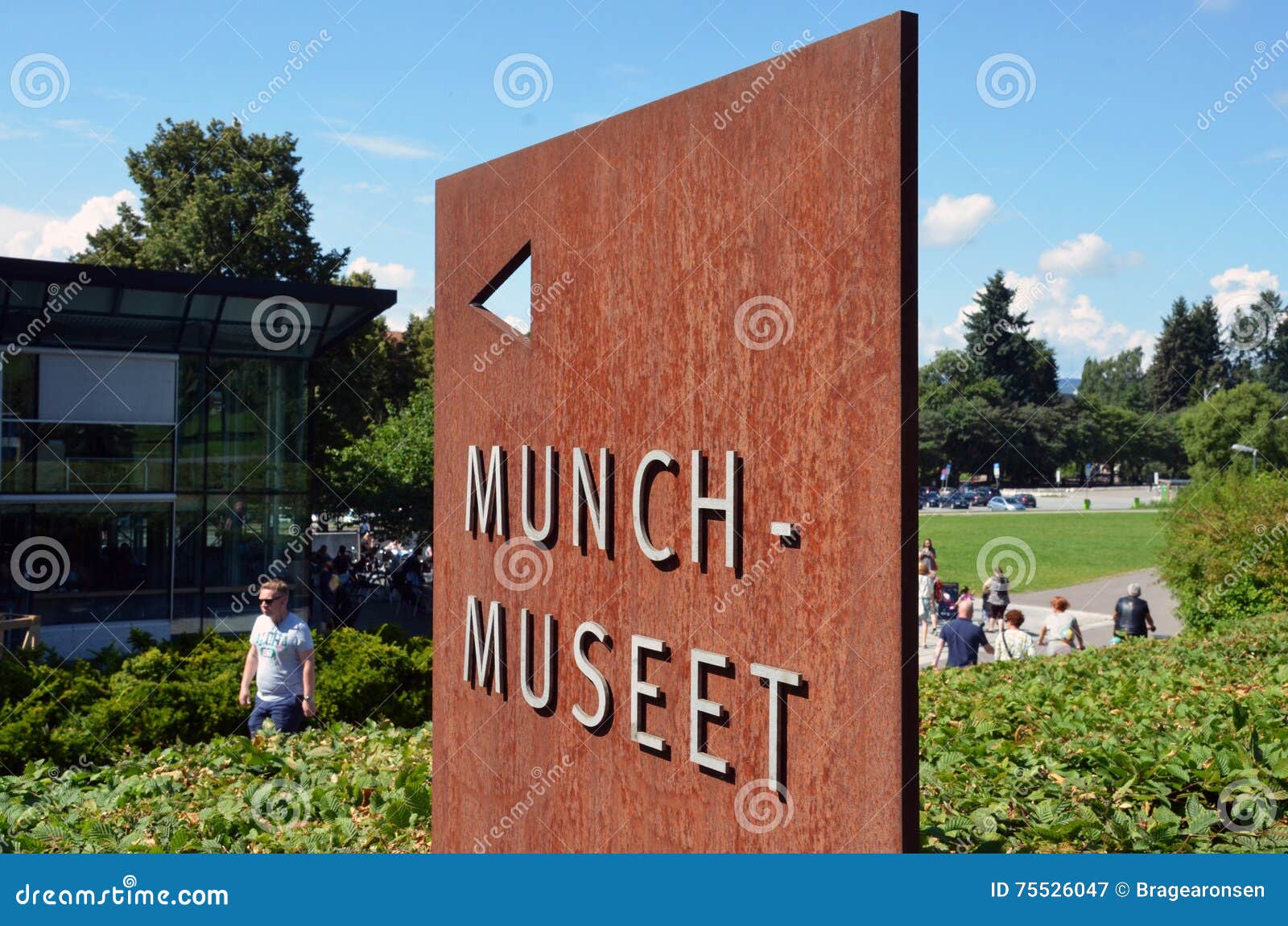 Edvard Munch Museum a Oslo fotografia editoriale. Immagine di museo ...