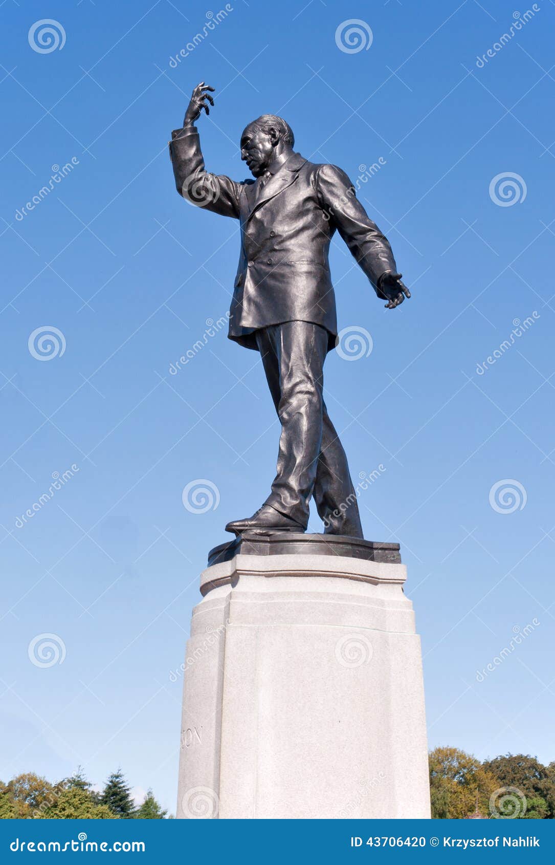 Edward Carson statue stock photo. Image of northern, historic - 43706420
