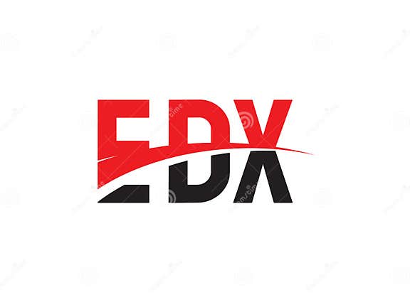 EDX Letter Initial Logo Design Vector Illustration Stock Vector ...