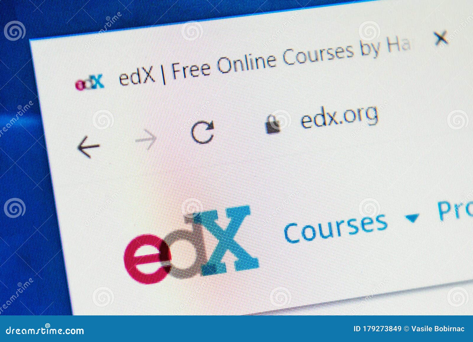Edx.org Web Site. Selective Focus. Editorial Stock Image - Image of ...