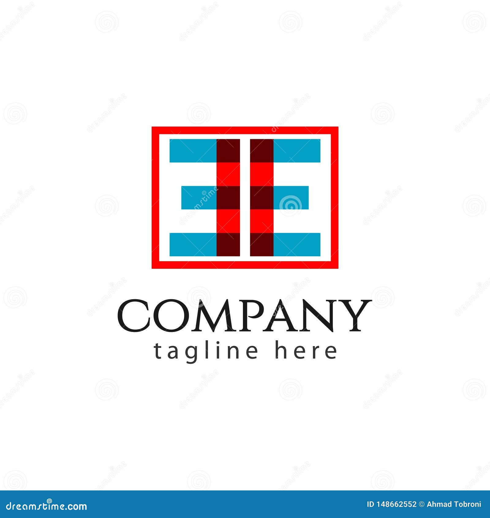 EE Company Logo Vector Template Design Illustration Stock Vector ...