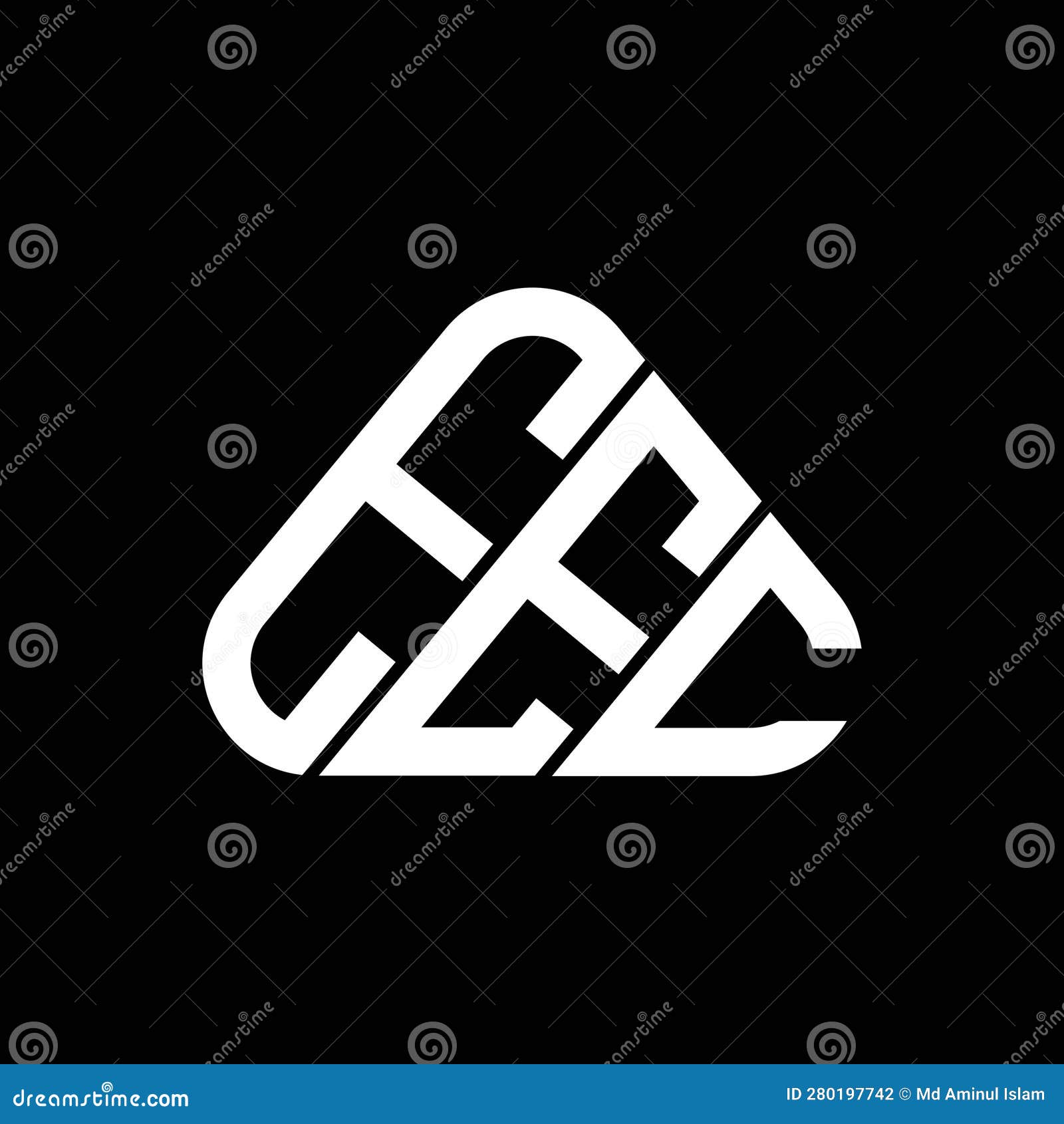 EEC Letter Logo Creative Design With Vector Graphic, EEC Simple And ...