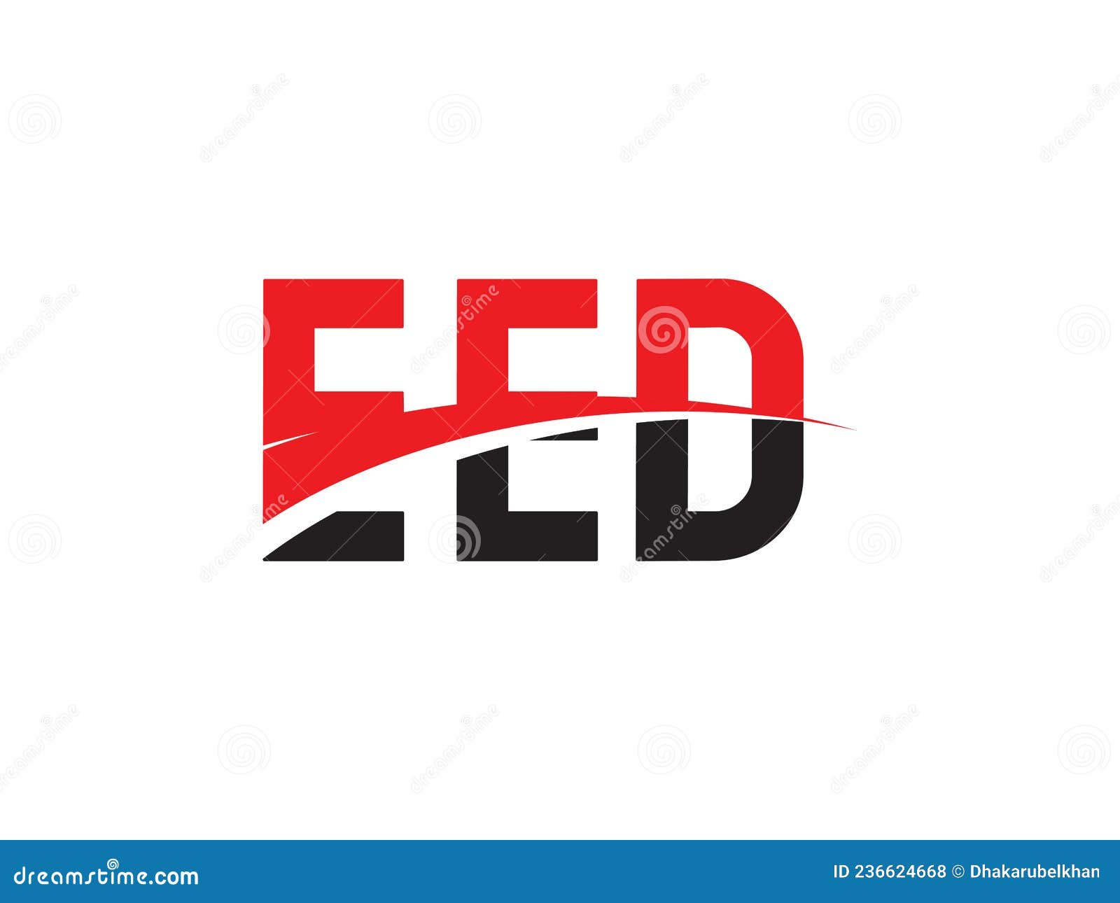 EED Letter Initial Logo Design Vector Illustration Stock Vector ...