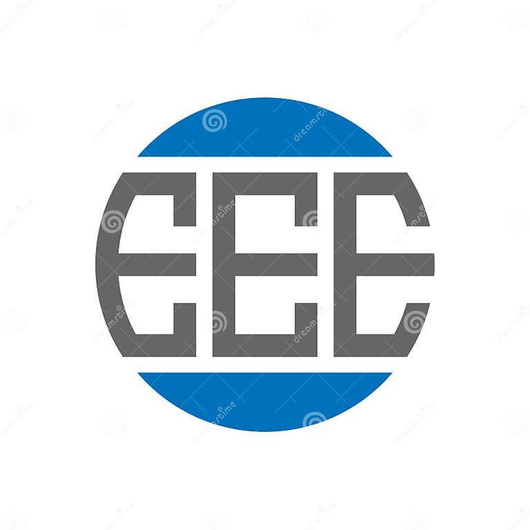 EEE Letter Logo Design on White Background. EEE Creative Initials ...