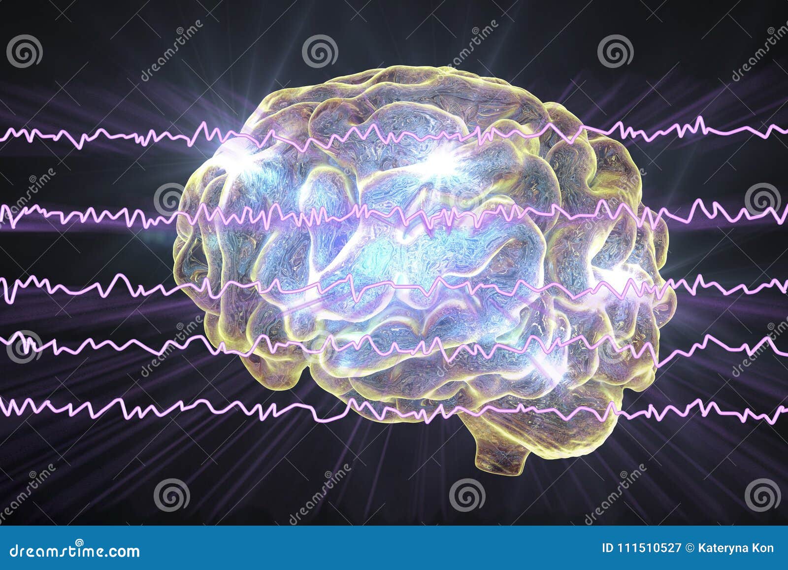 EEG Electroencephalogram, Brain Wave In Deep Sleep Royalty-Free Cartoon ... EEG Electroencephalogram, Brain Wave In Deep Sleep Royalty-Free Cartoon ...