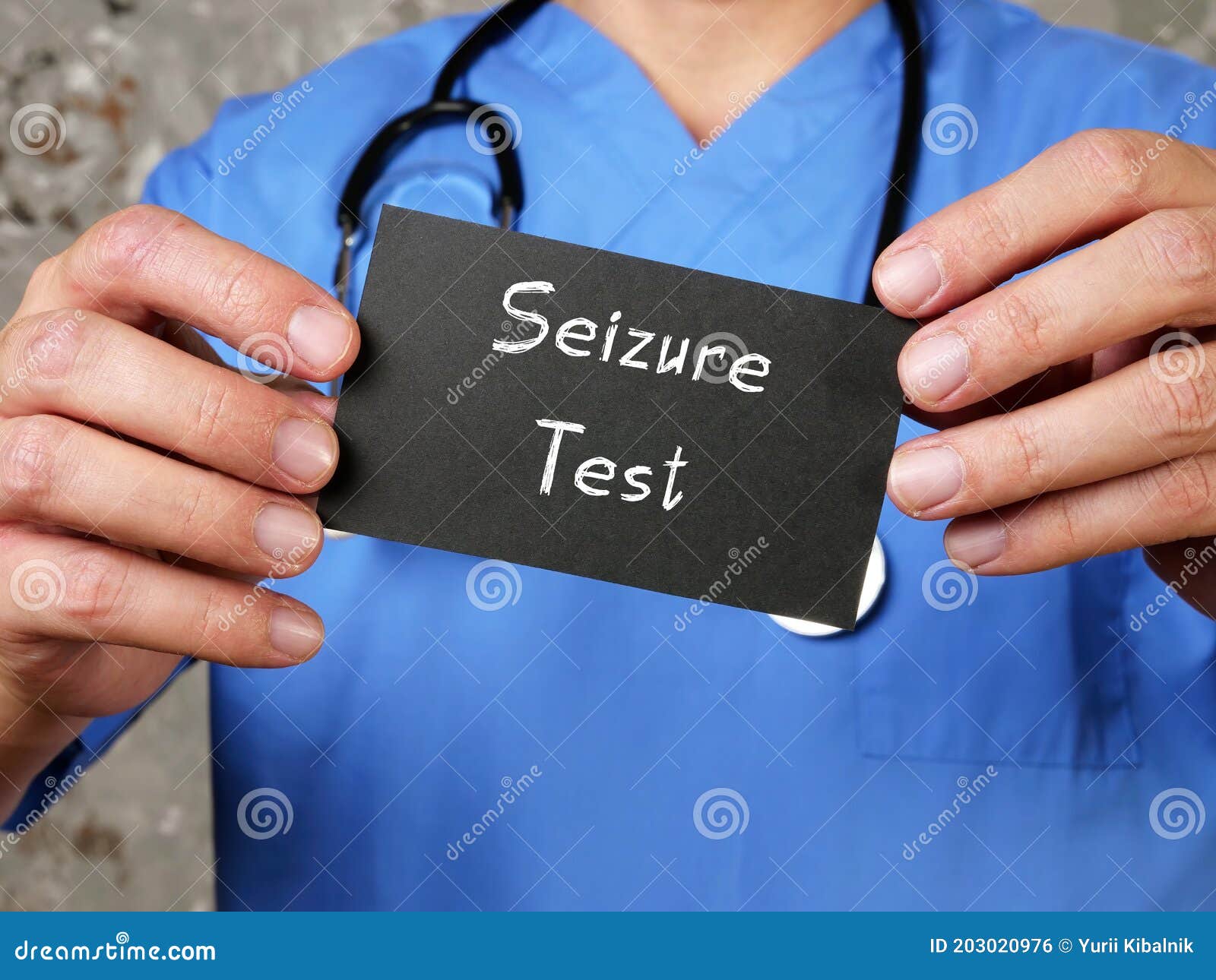 EEG - Electroencephalogram Seizure Test Phrase on the Page Stock Photo ...