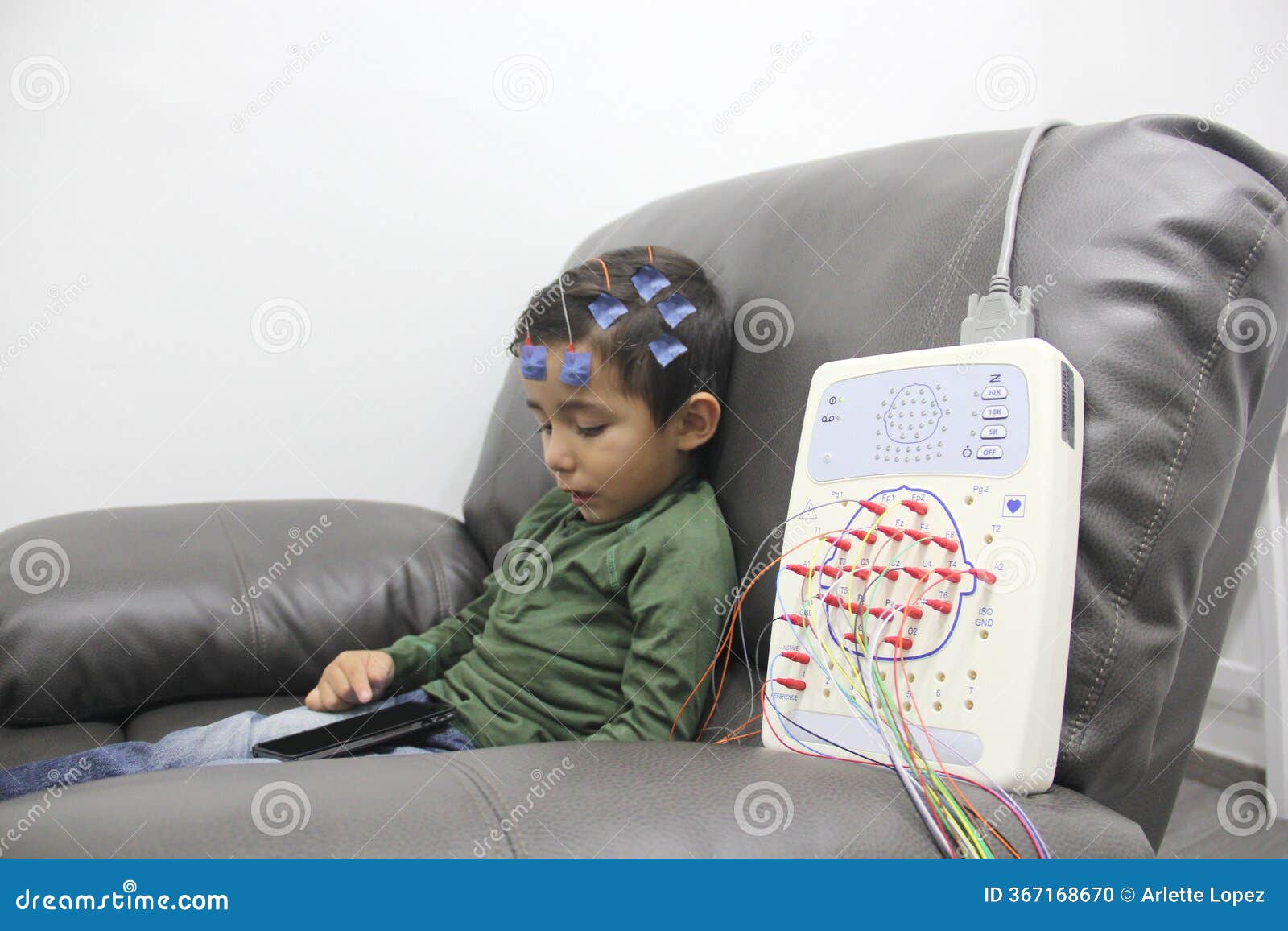 Electroencephalogram Diagnostic Rezults After Epilepsy. Brain Wave ...