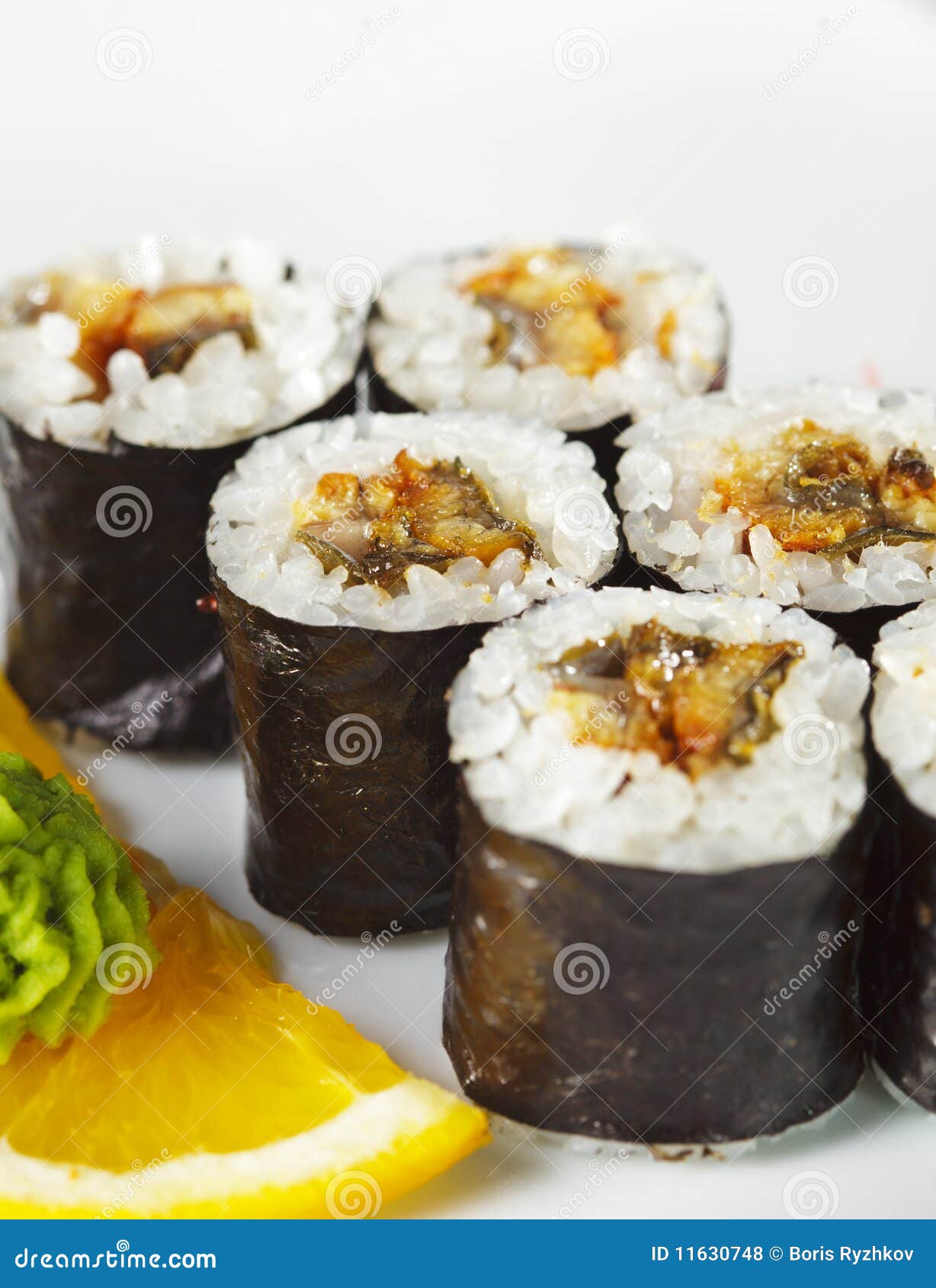 Eel Roll stock photo. Image of japanese, dinner, macro - 11630748