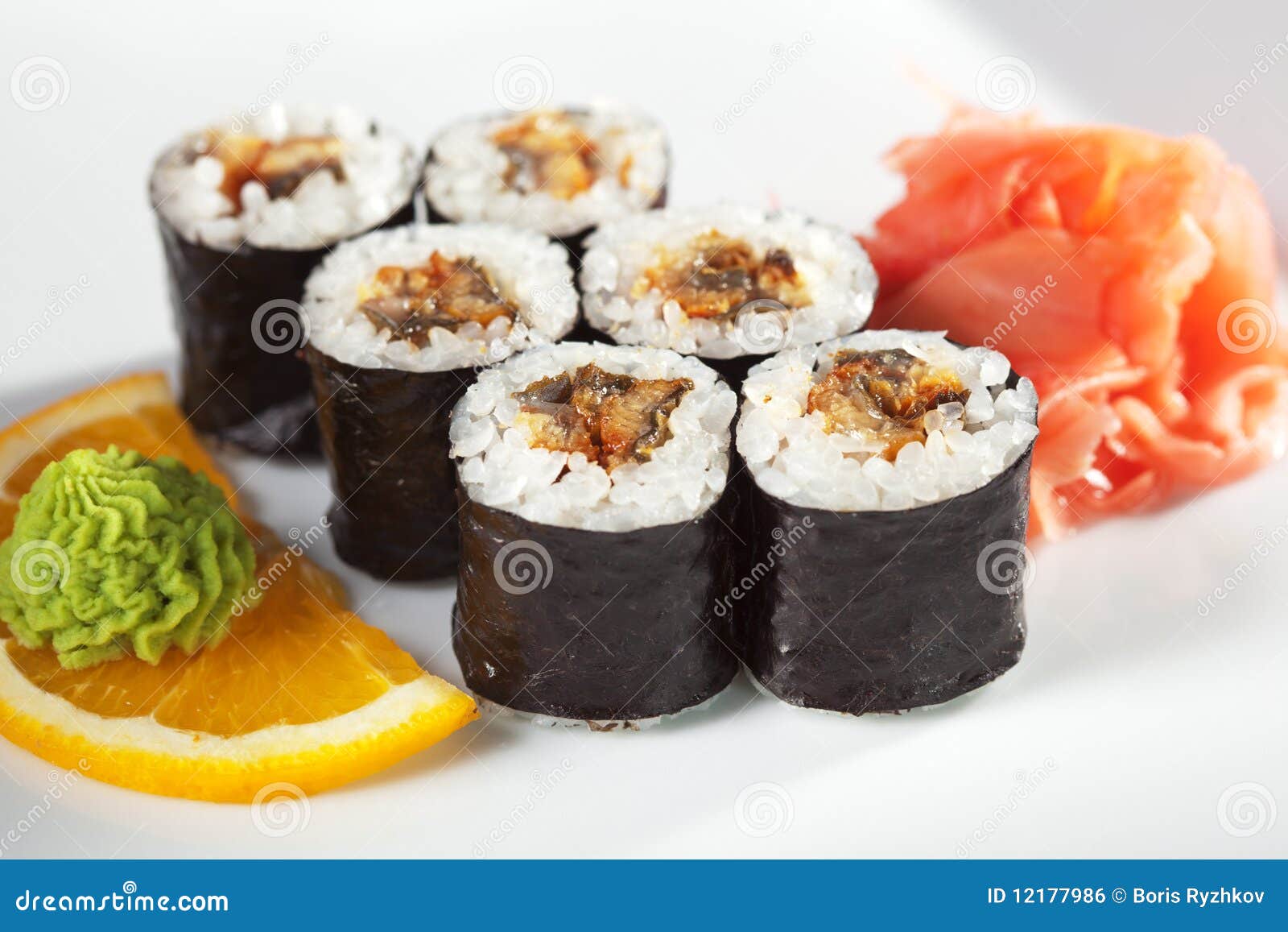 Eel Roll stock photo. Image of fresh, culture, rolled - 12177986