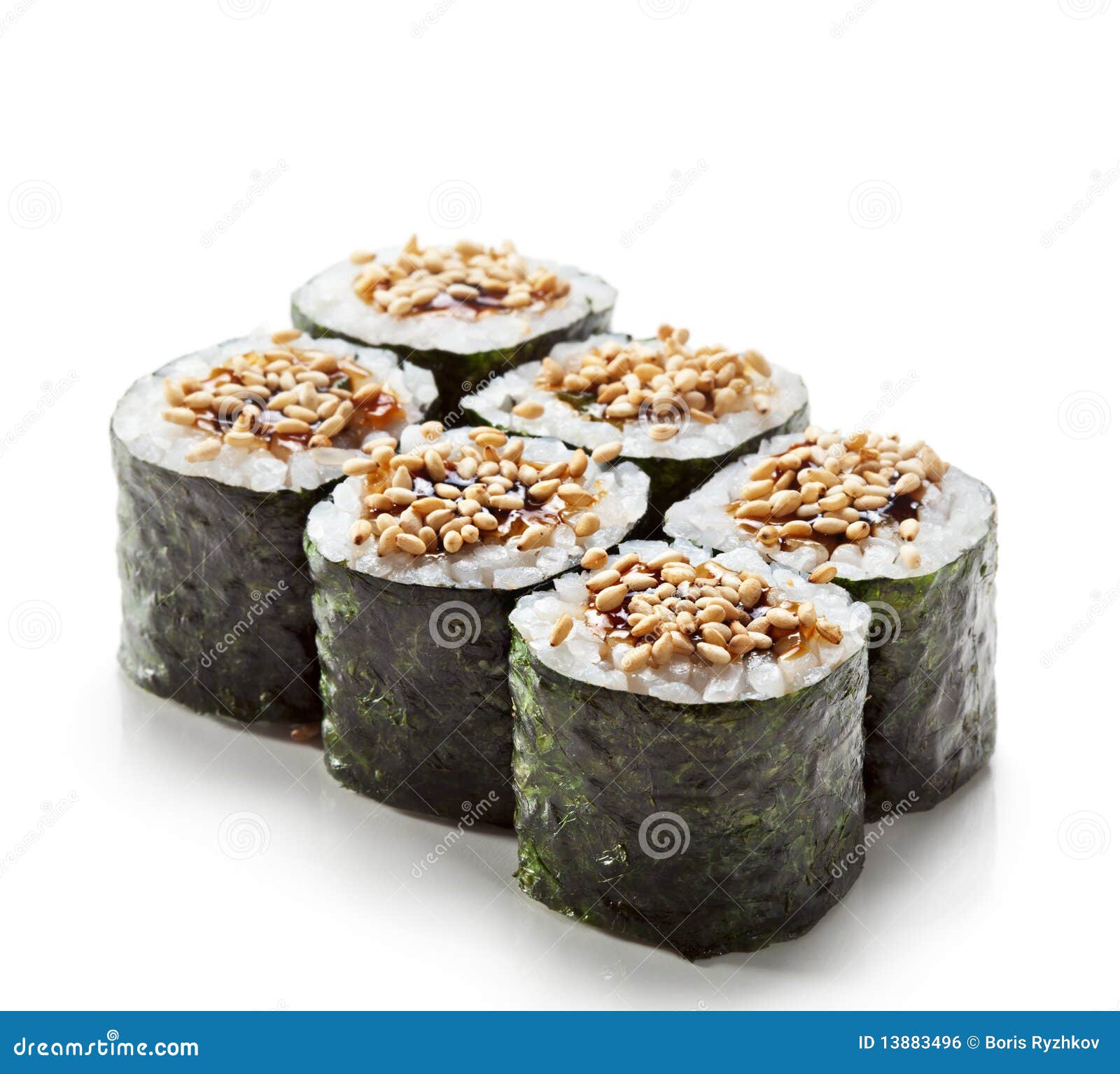 Eel Roll stock photo. Image of culture, prepared, nori - 13883496