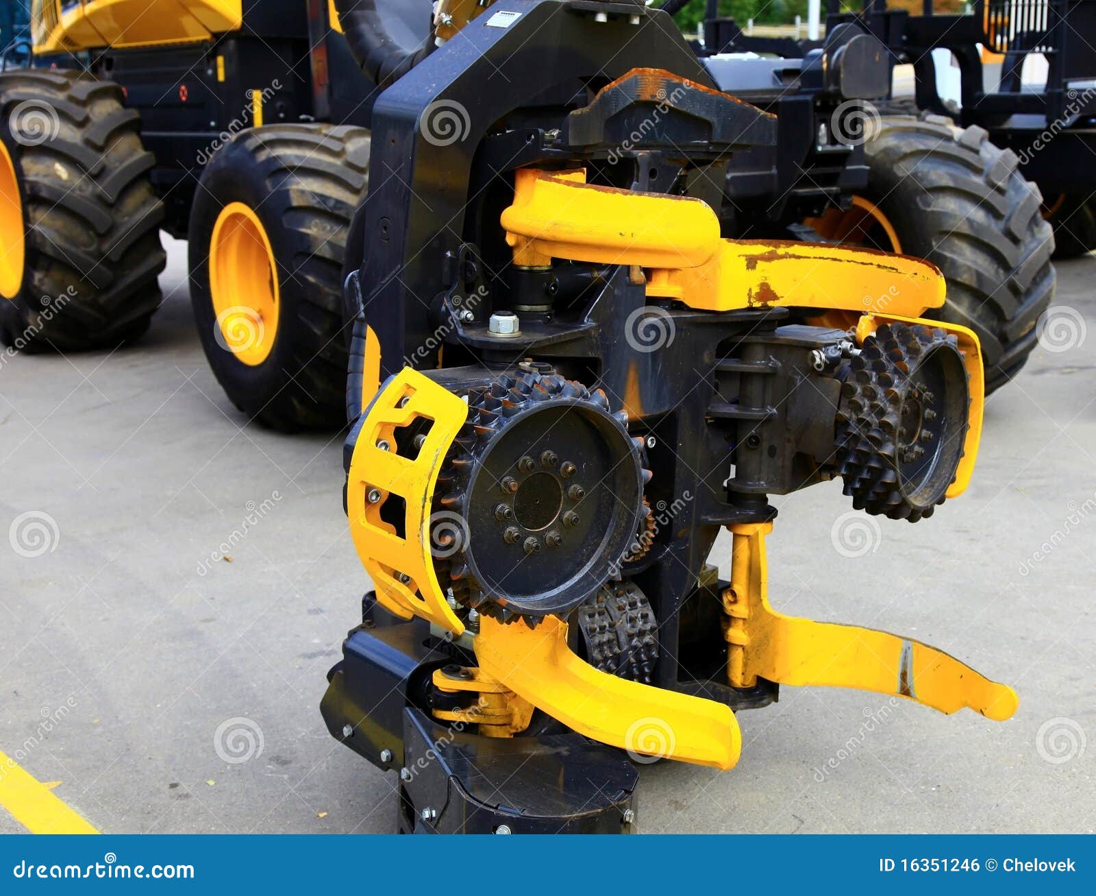 Een Deel Van De Maaimachine Stock Foto - Image of industrieel ...