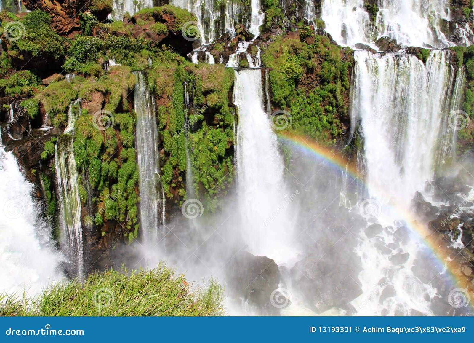 Een Deel Van Grootste Watervallen Ter Wereld Stock Afbeelding - Image ...