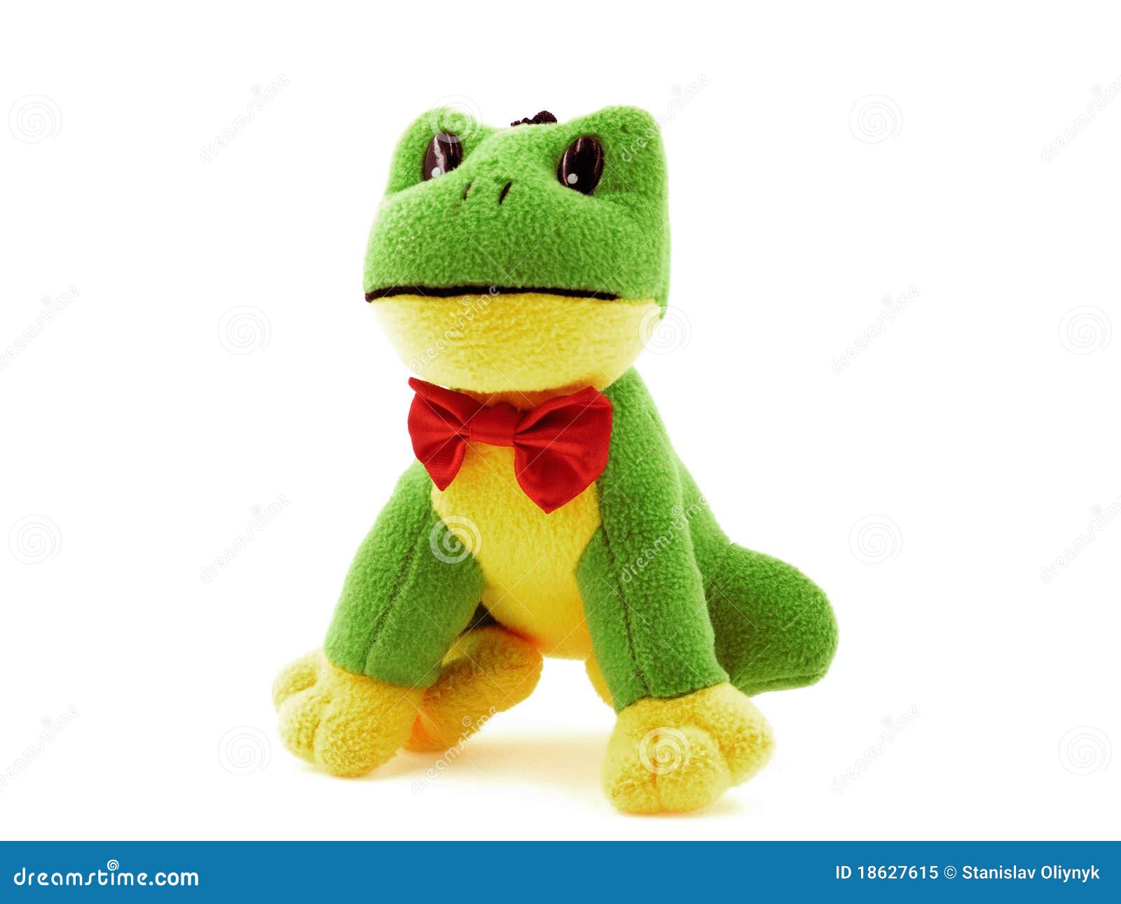 Een Groene Kikker Van Het Stuk Speelgoed Stock Afbeelding - Image of ...