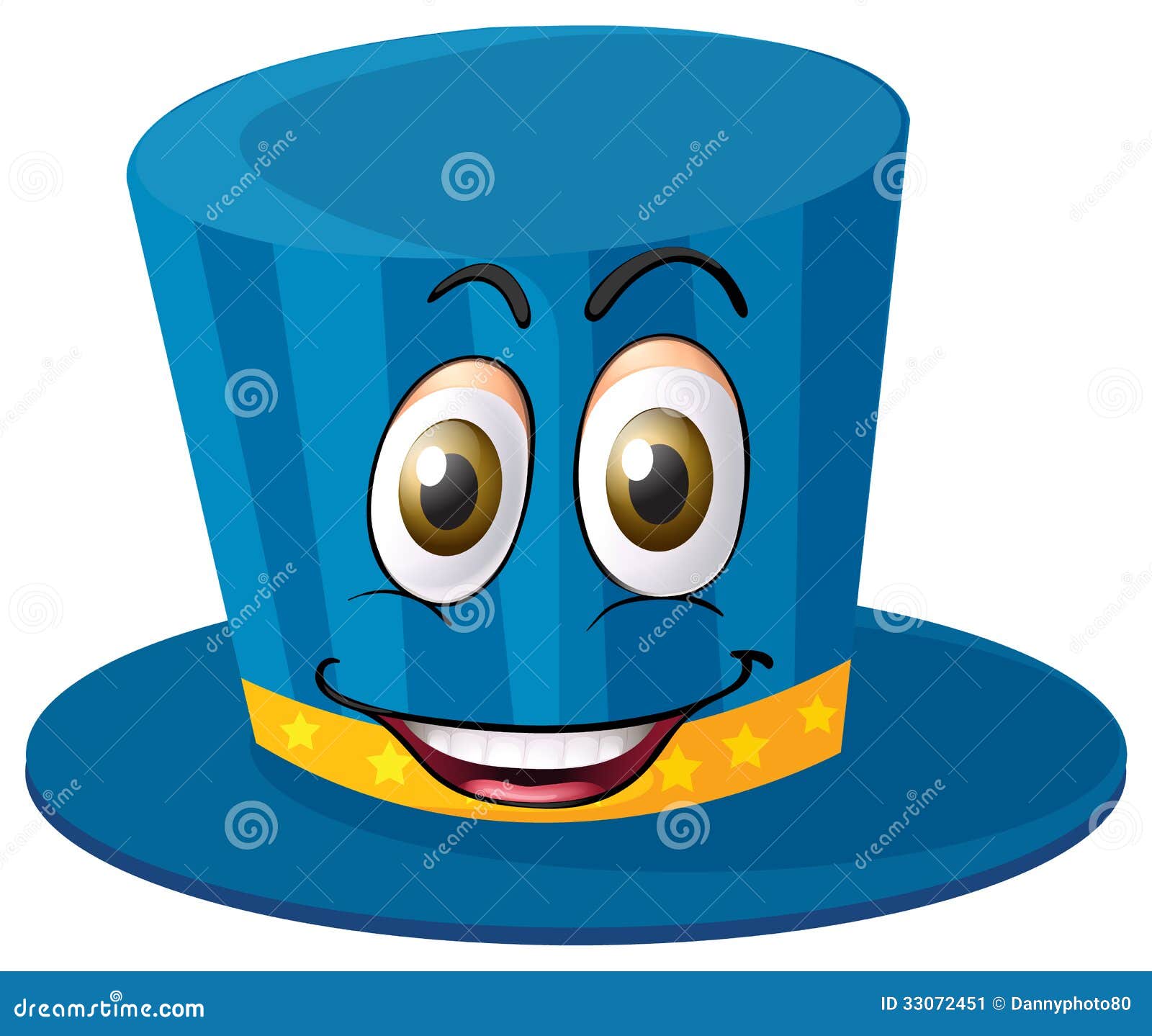 Een hoed vector illustratie. Illustration of grappig - 33072451