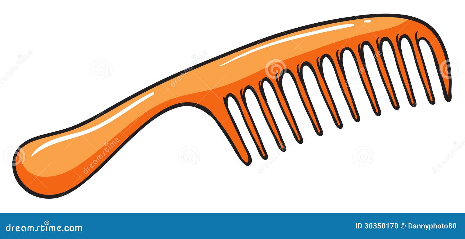 Een kam vector illustratie. Illustration of halsband - 30350170