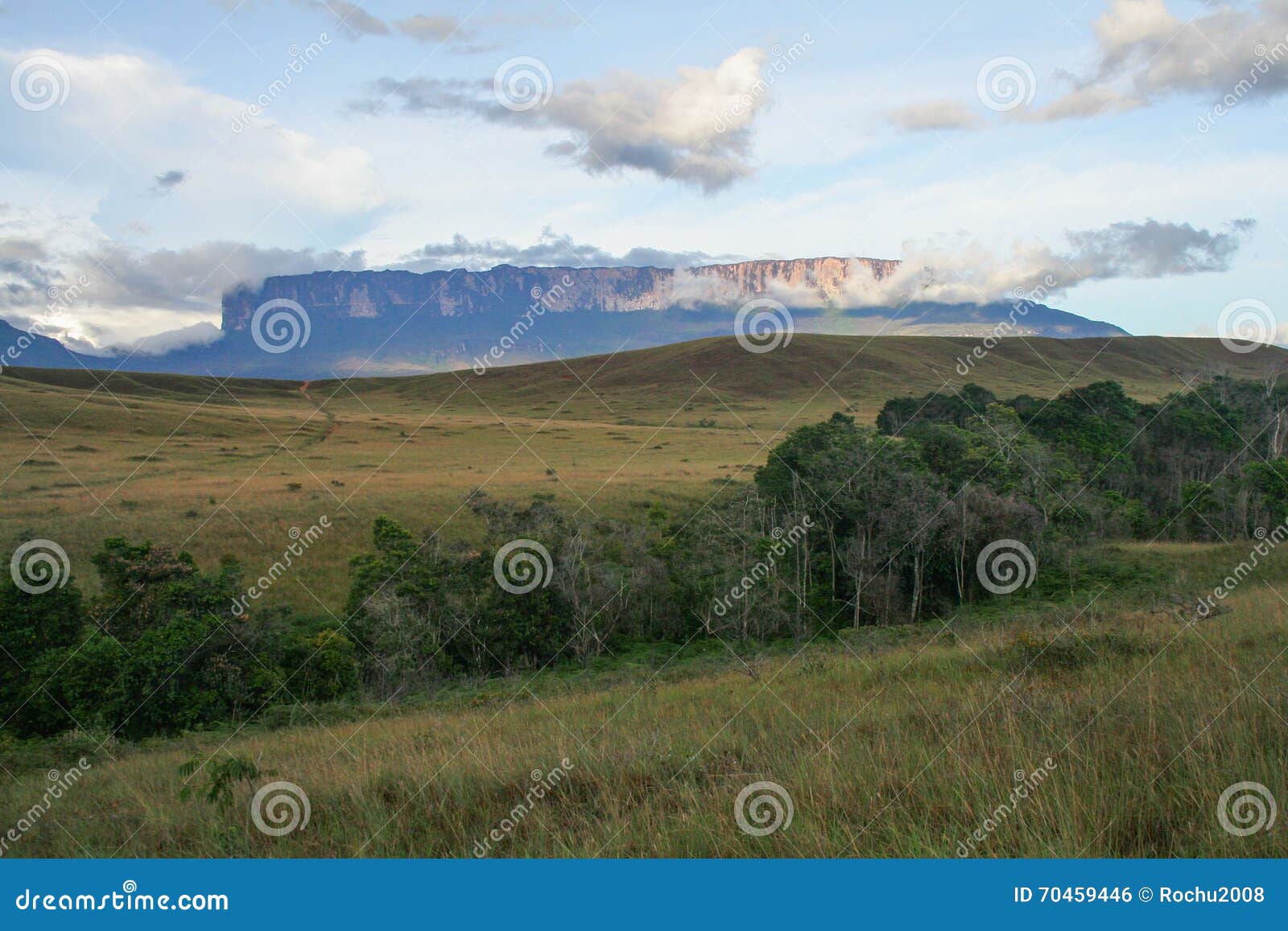 Een Mening Van De Roraima-Berg in Venezuela Stock Foto - Image of ...