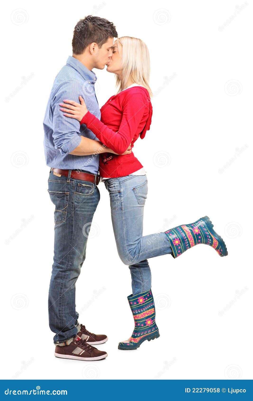 Een Mening Van Het Houden Van Paar Het Kussen Stock Foto - Image of ...