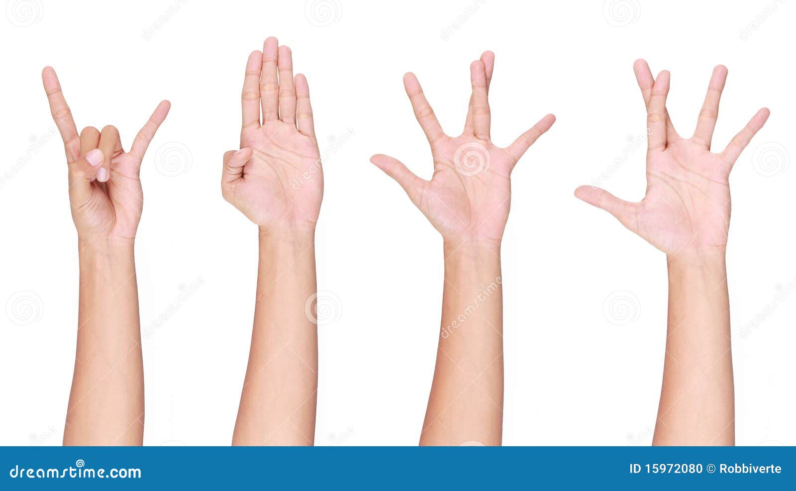 Een reeks van handgebaar stock foto. Image of mannetje - 15972080
