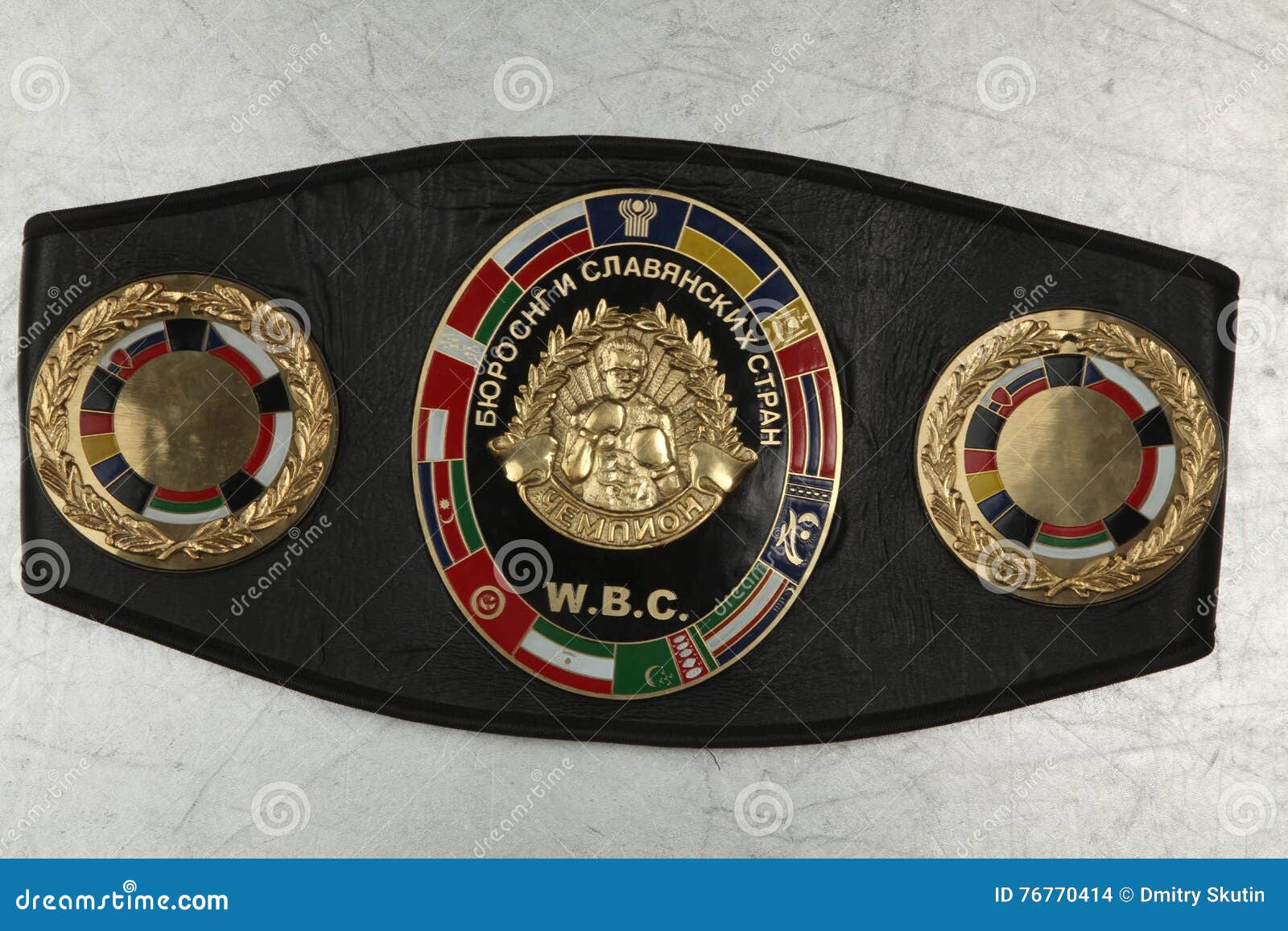Een Riem Van De Kampioen in Het in Dozen Doen WBC Redactionele Stock ...