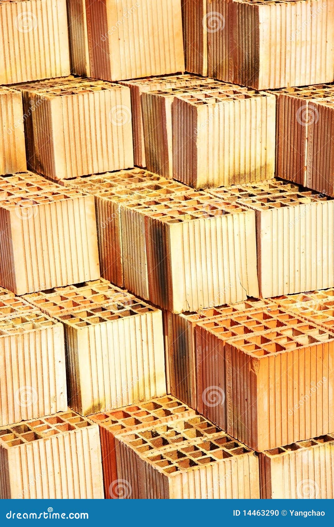 Een stapel van baksteen stock foto. Image of materiaal - 14463290