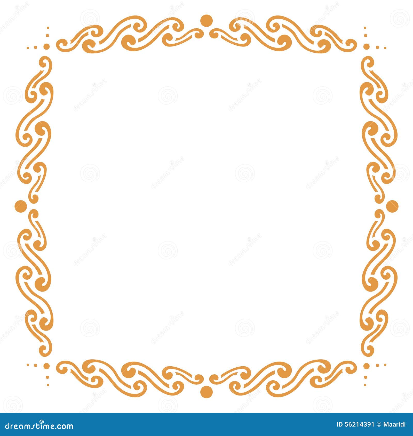 Eenvoudig artistiek kader vector illustratie. Illustration of artistiek ...