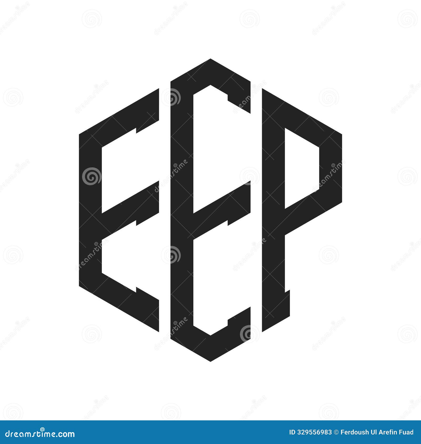 EEP Logo Design. Initial Letter EEP Monogram Logo Using Hexagon Shape ...