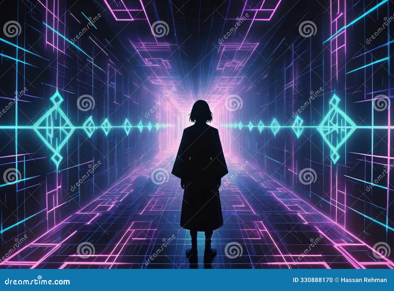 In the Eerie Darkwave-driven Matrix System of a Digital Anime Stock ...