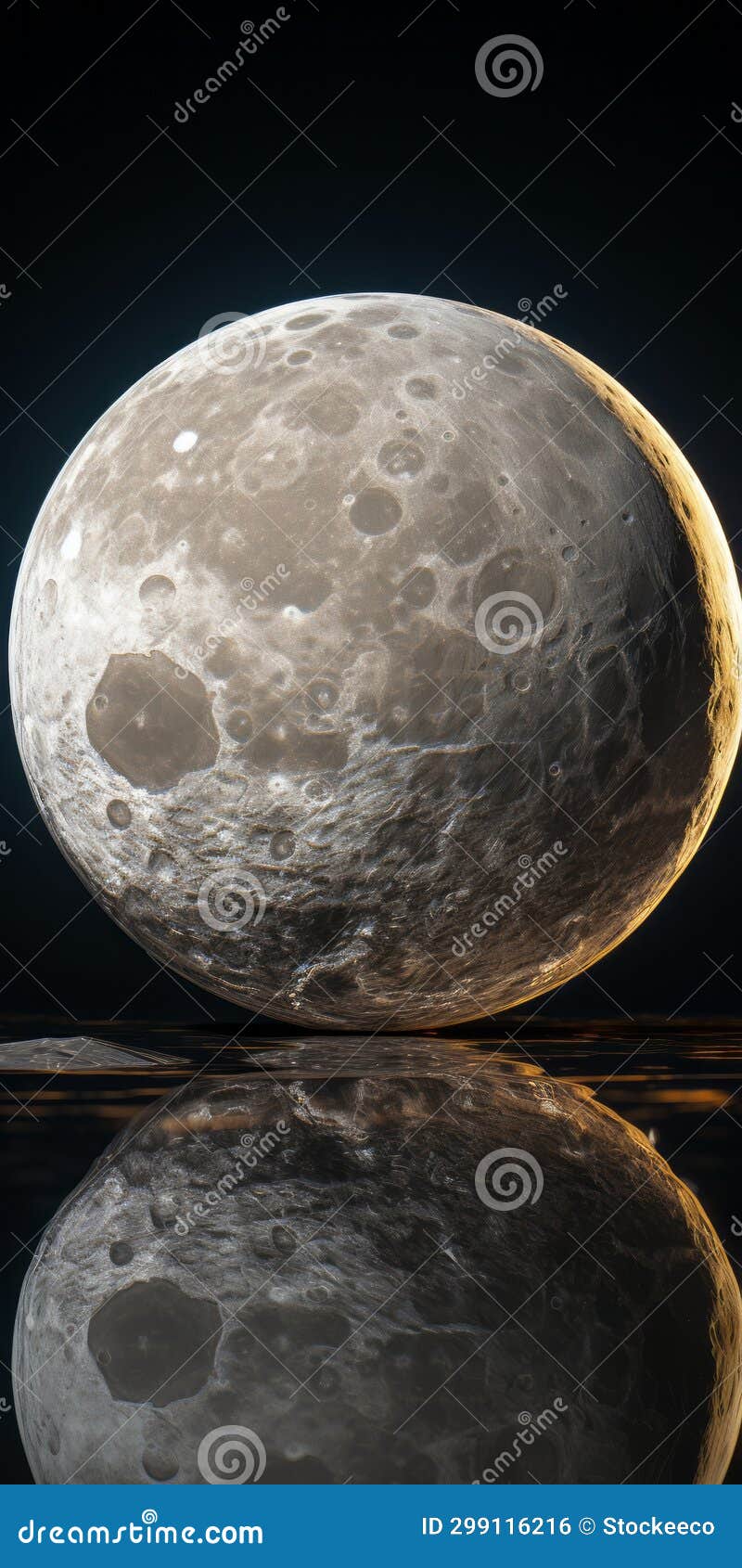 Eerily Realistic Moon Reflection in Explosive Pigmentation - 32k Uhd ...