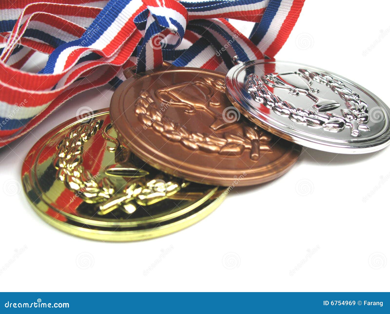 Eerst, Tweede En Derde Plaats Stock Afbeelding - Image of concurreer ...