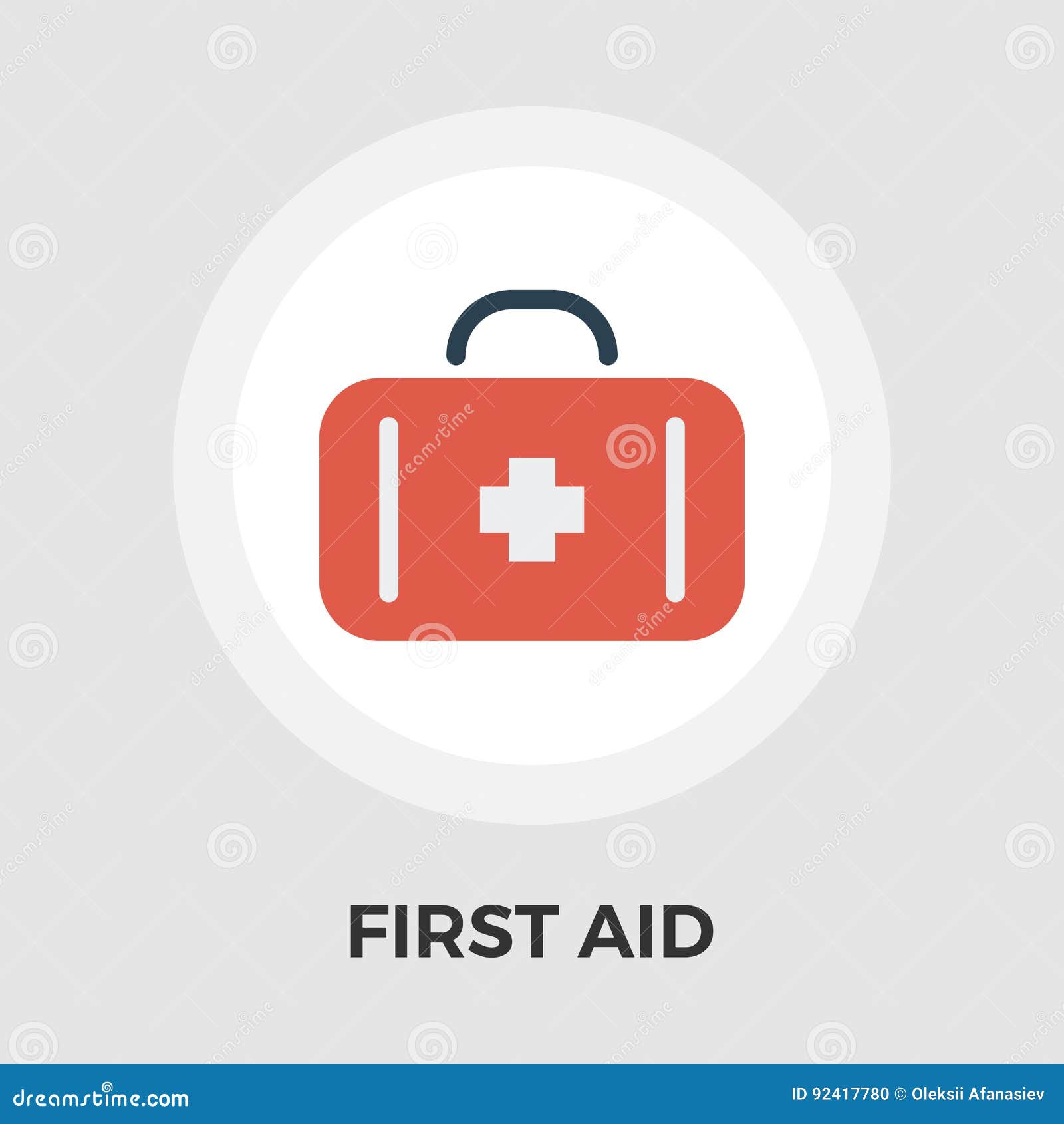 Eerste Hulp Vector Vlak Pictogram Vector Illustratie - Illustration of ...