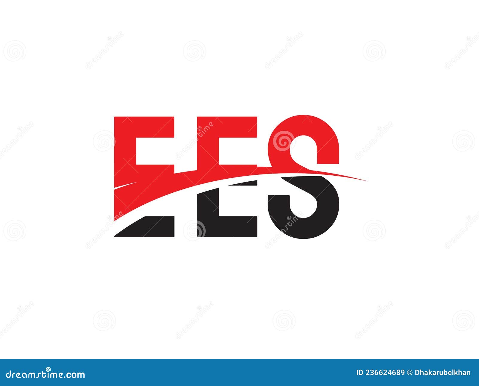 EES Letter Initial Logo Design Vector Illustration Stock Vector ...