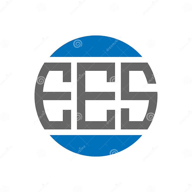 EES Letter Logo Design on White Background. EES Creative Initials ...