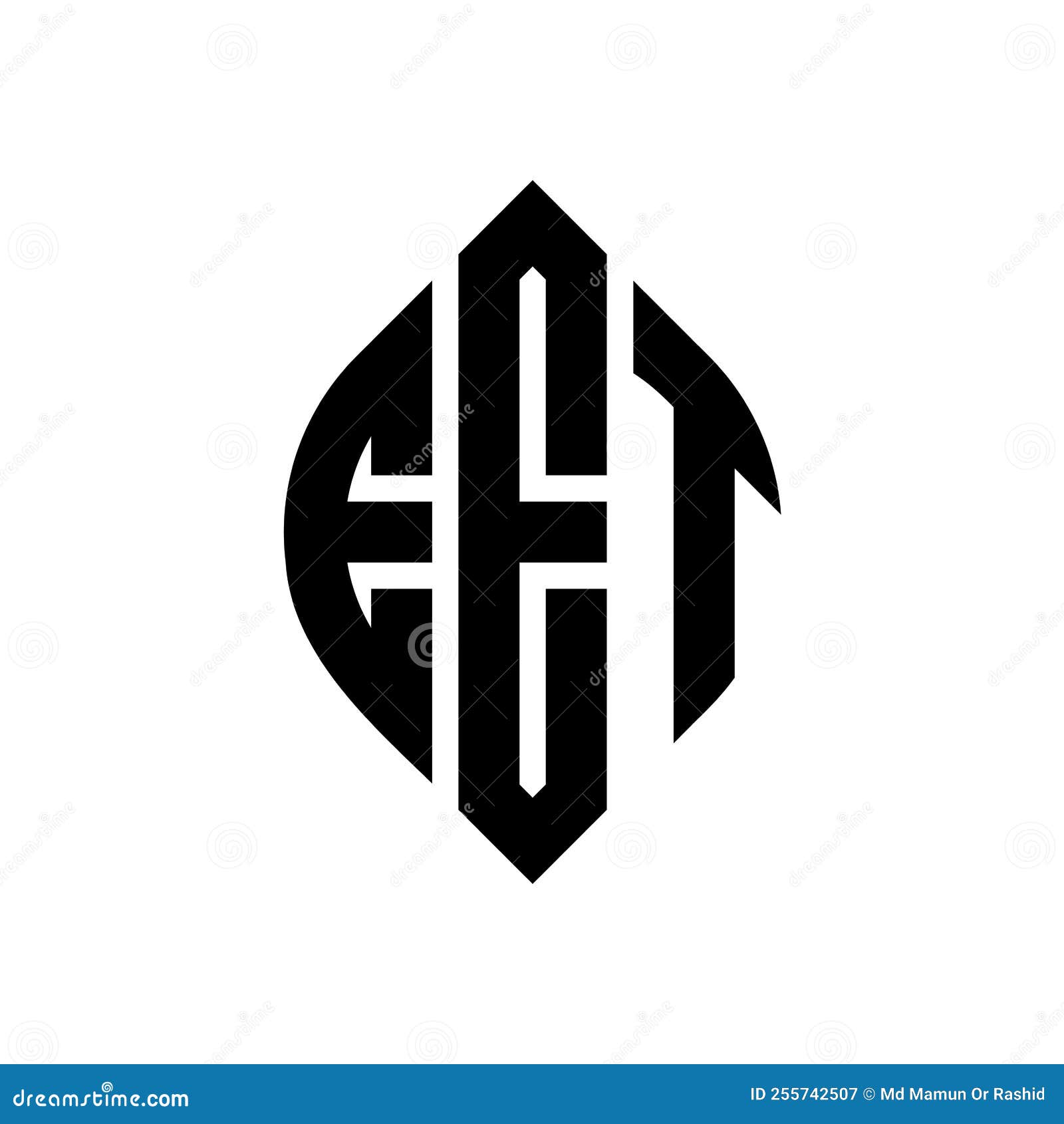 EET Circle Letter Logo Design with Circle and Ellipse Shape. EET ...