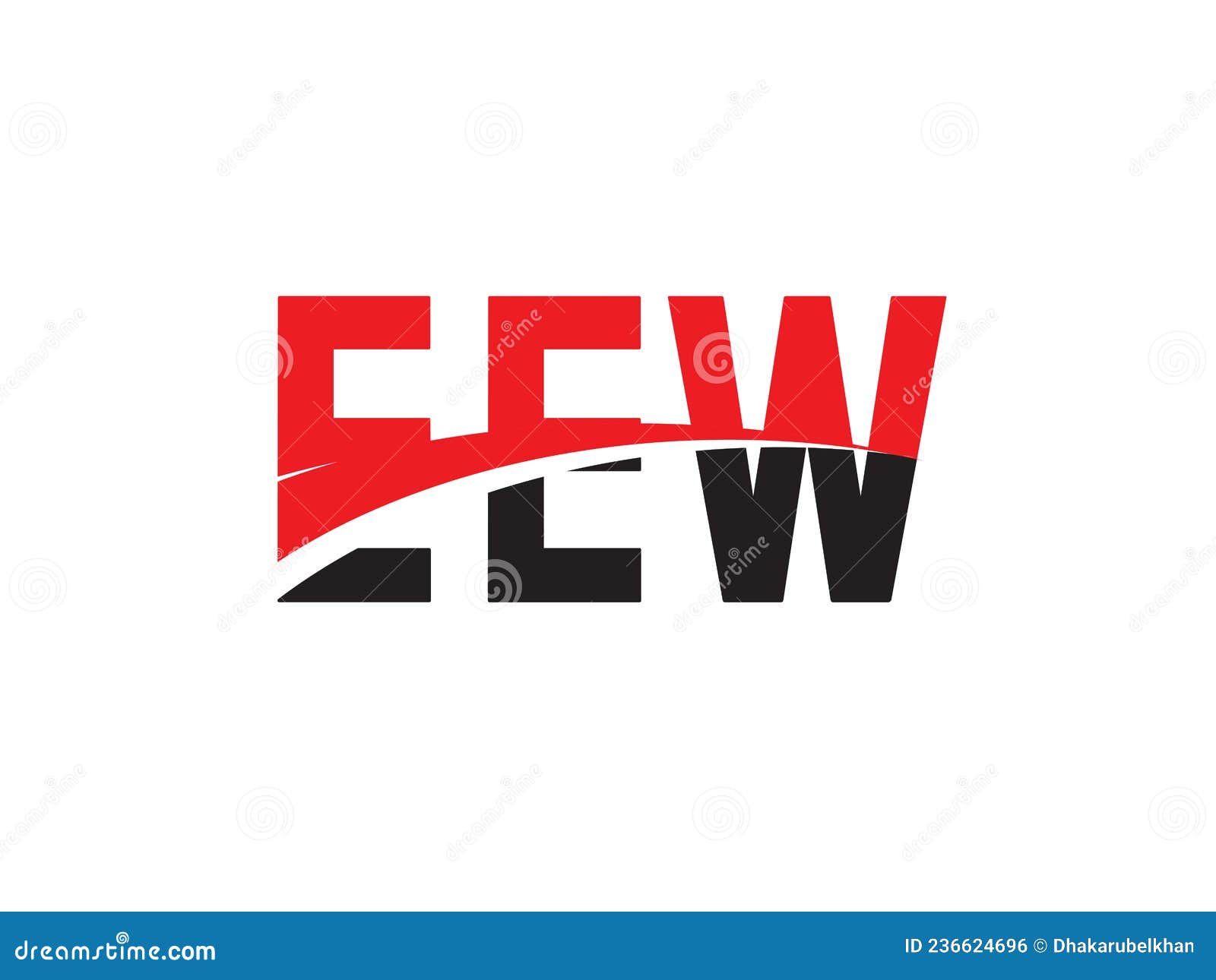 EEW Letter Initial Logo Design Vector Illustration Stock Vector ...
