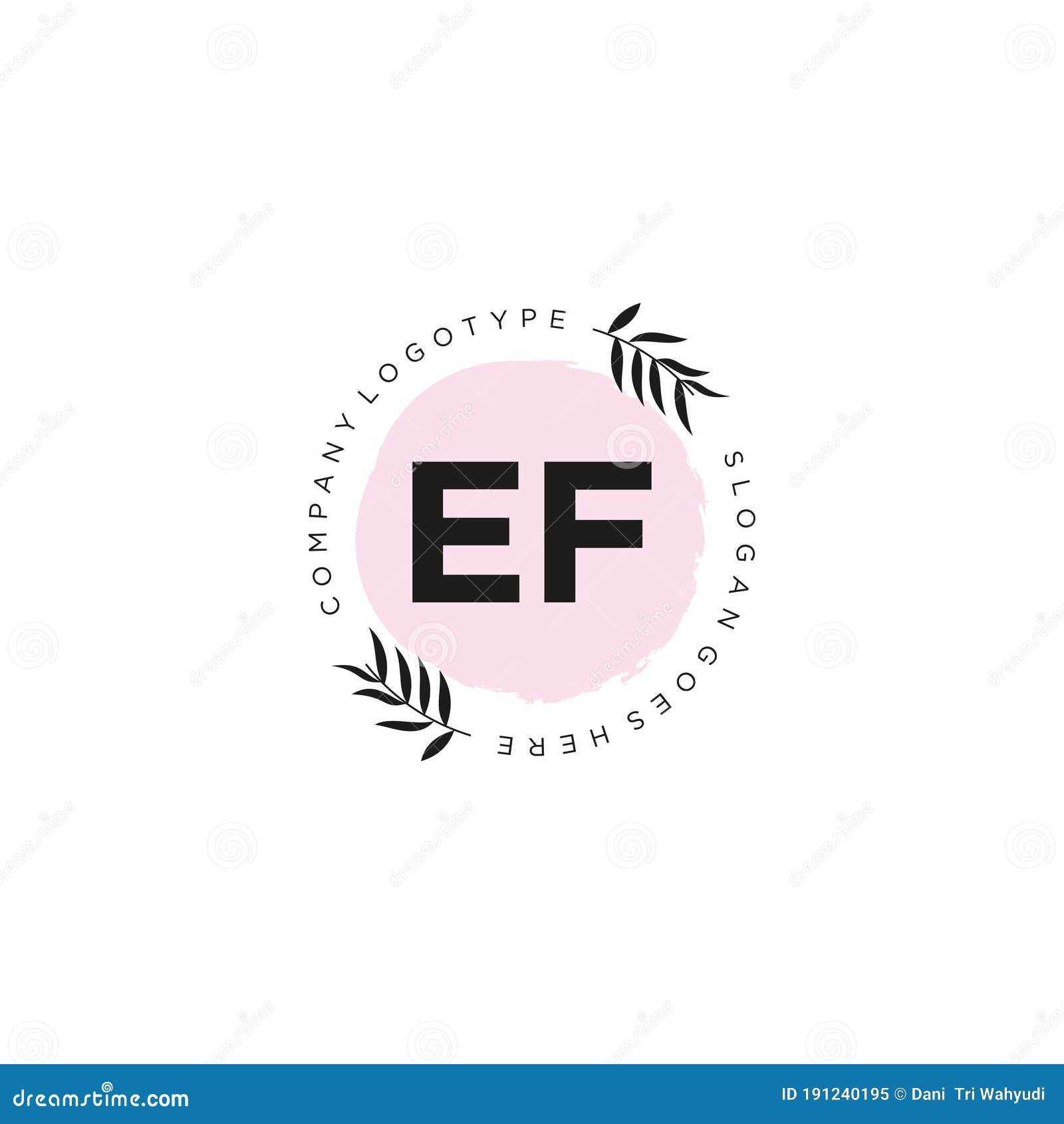 EF Letter Logo Icon Design Template Elements Stock Vector ...