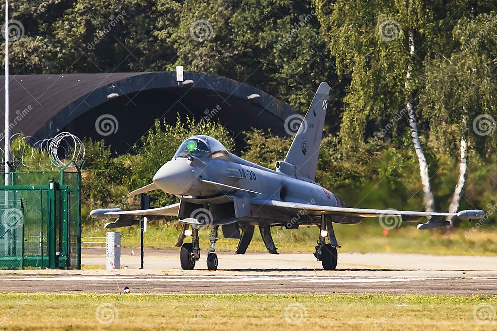 Ef2000 ready for take off editorial photography. Image of aircraft ...