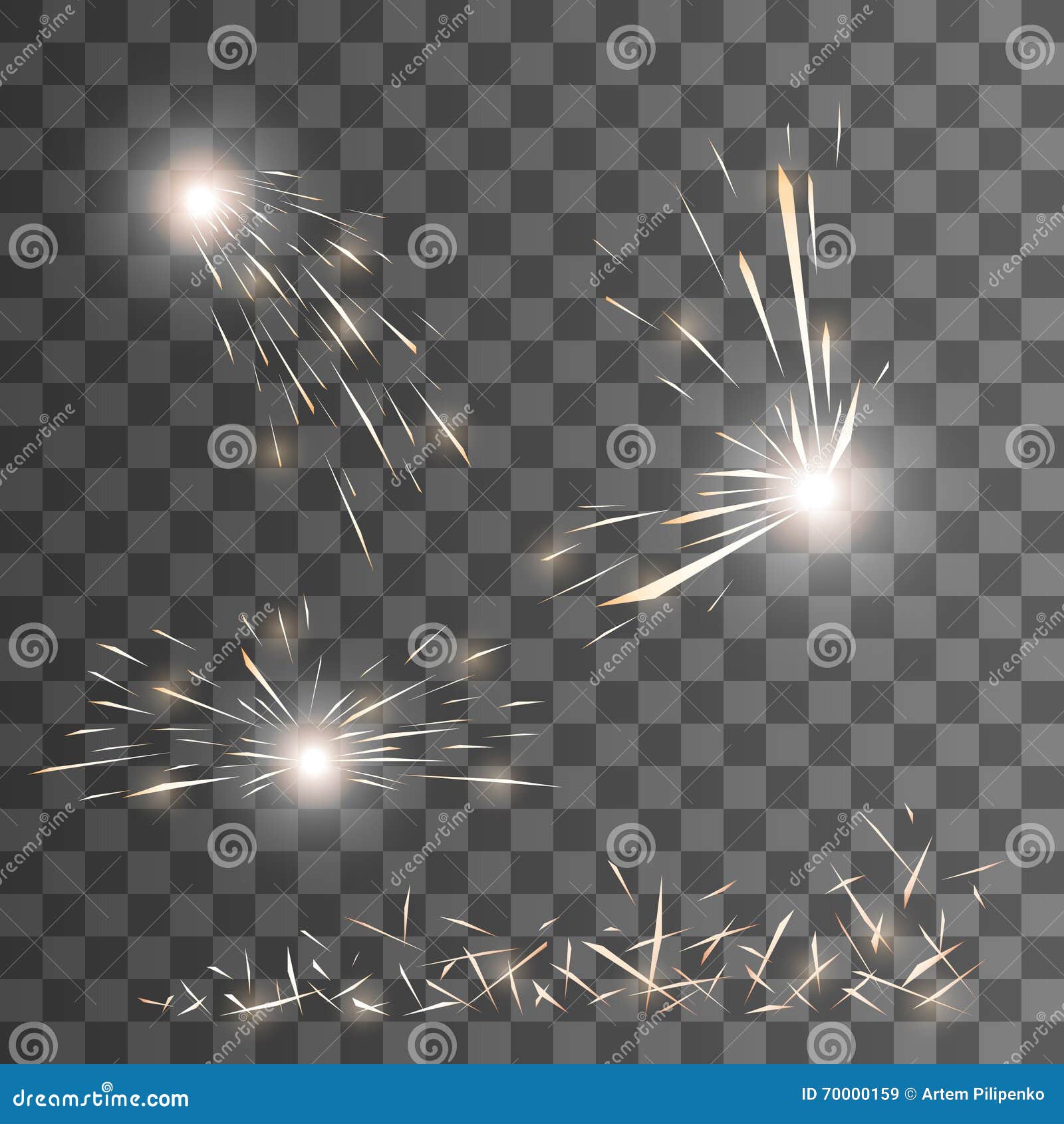 Efecto De La Chispa Del Vector Ilustración del Vector - Ilustración de ...