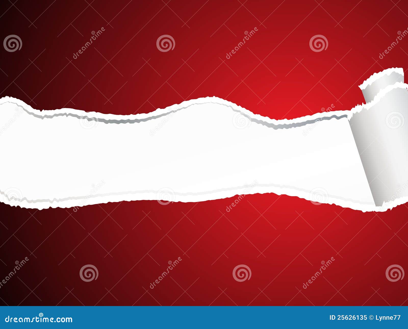 Efecto De Papel Rasgado Rojo Ilustración del Vector - Ilustración de ...