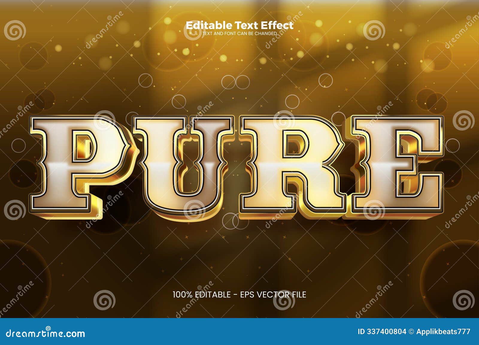 Efecto De Texto Editable Puro En Estilo De Tendencia Moderno ...