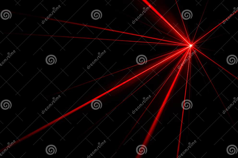 Efeito Da Luz Do Raio Laser Foto de Stock - Imagem de medida, preto ...