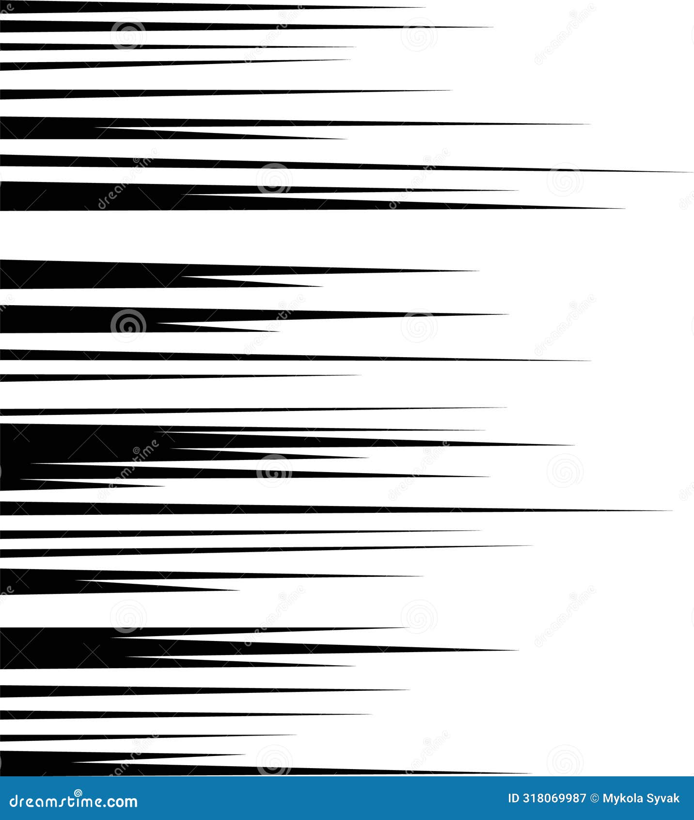 Efeito Das Linhas De Velocidade Manga Ilustração Do Vetor Ilustração