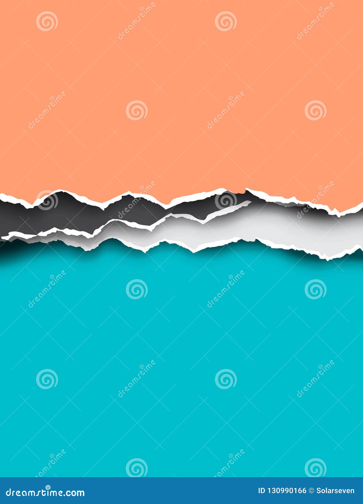 Efeito De Papel Rasgado Do Vetor Ilustração do Vetor - Ilustração de ...