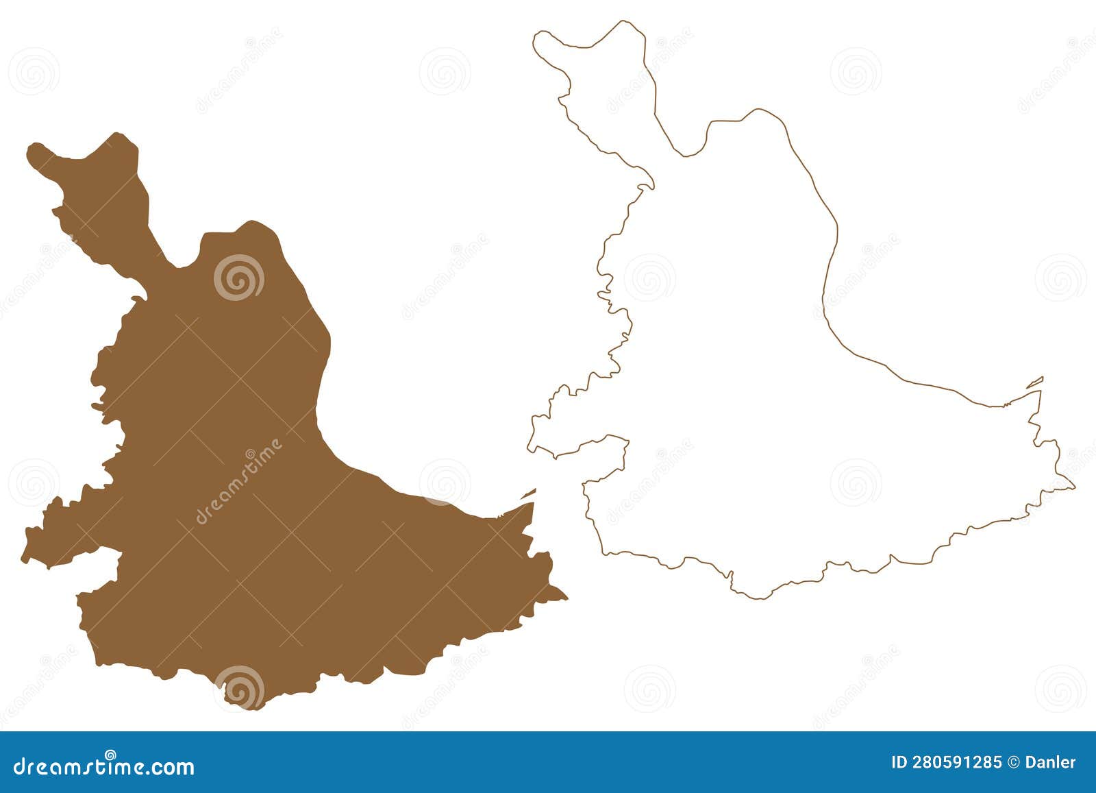 Eferding district stock vector. Illustration of line - 280591285