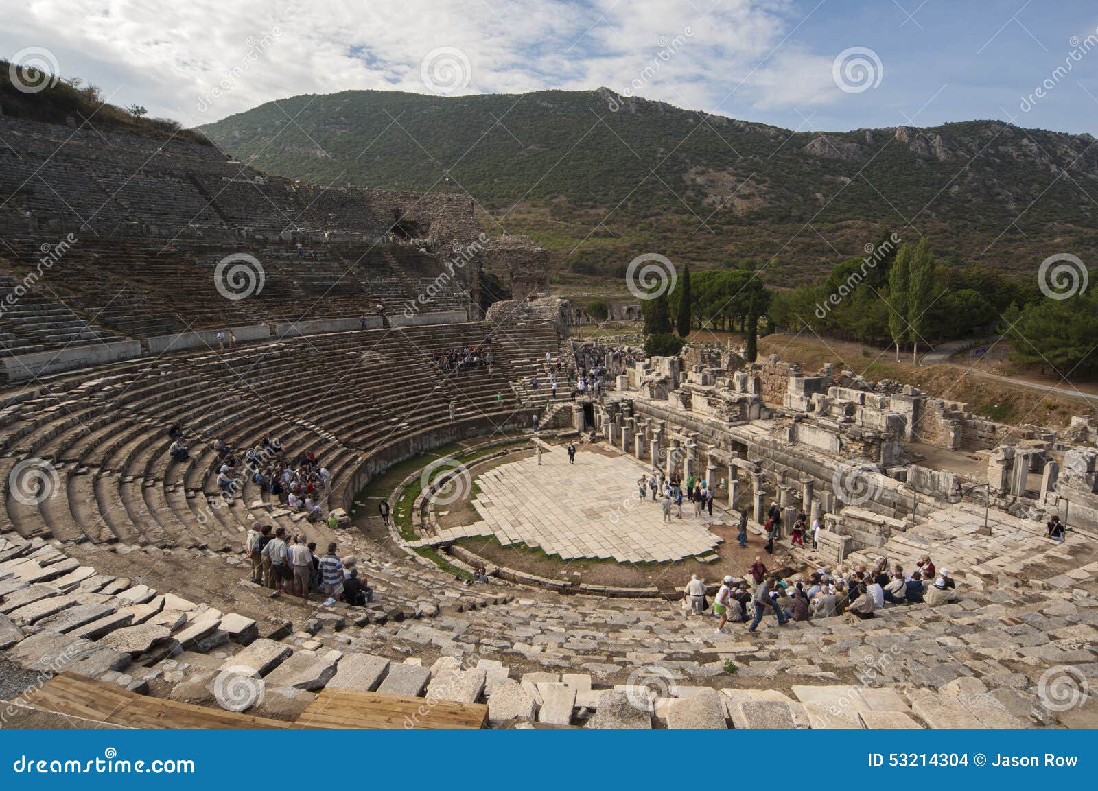 EFES/TURKEY the Theatre of Ephesus Editorial Stock Image - Image of ...