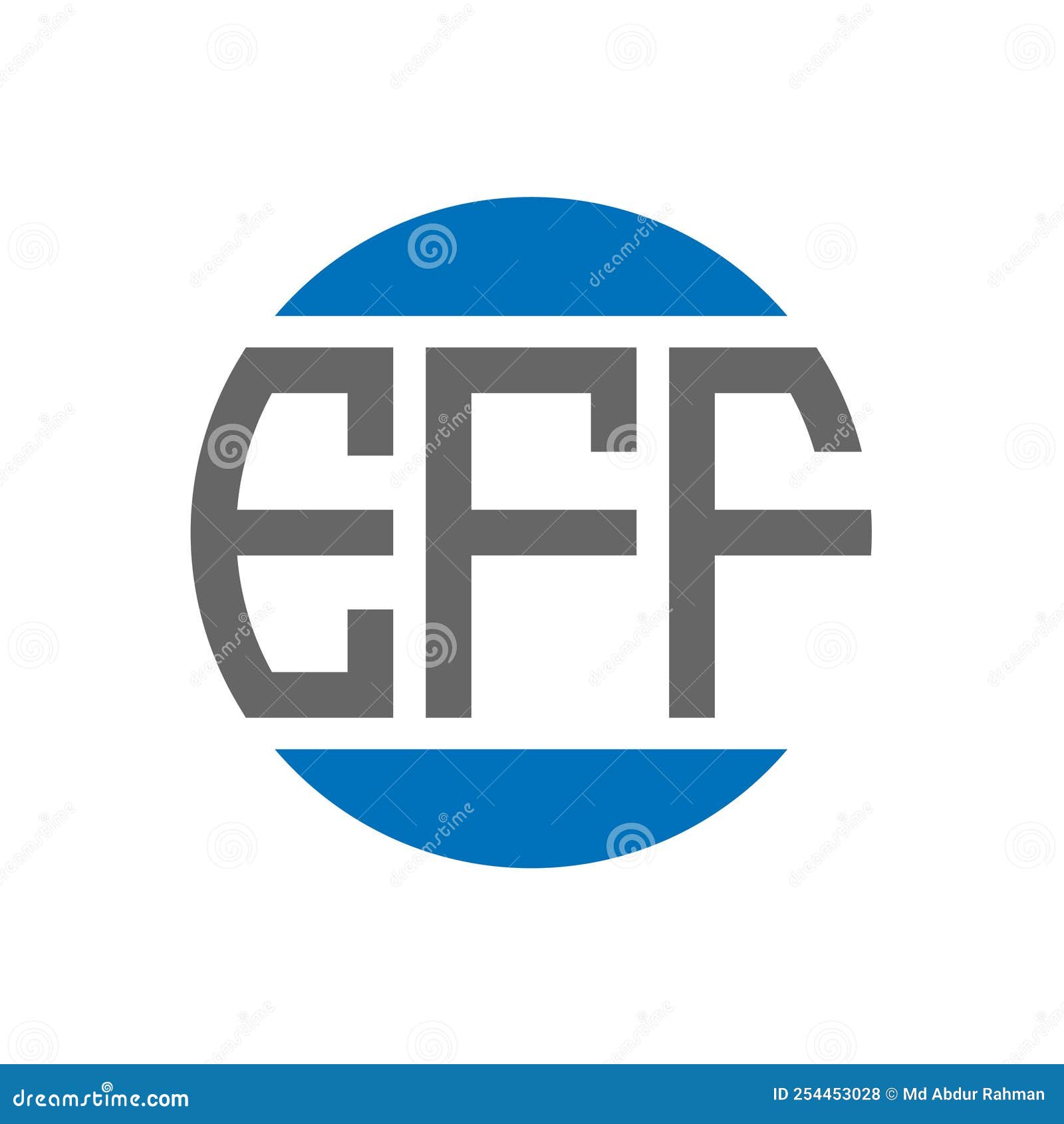 EFF Letter Logo Design on White Background. EFF Creative Initials ...