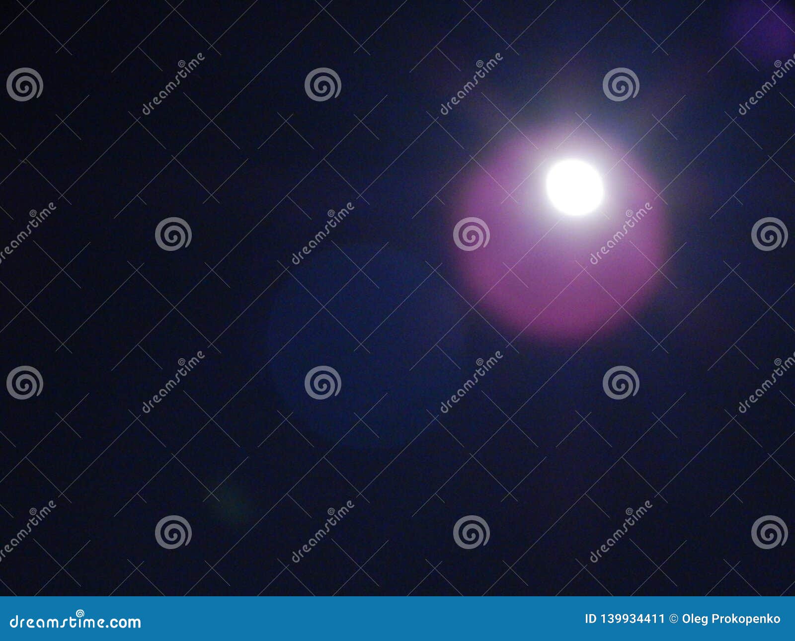 The Effect of Approaching the Moon Spot Stock Image - Image of ...